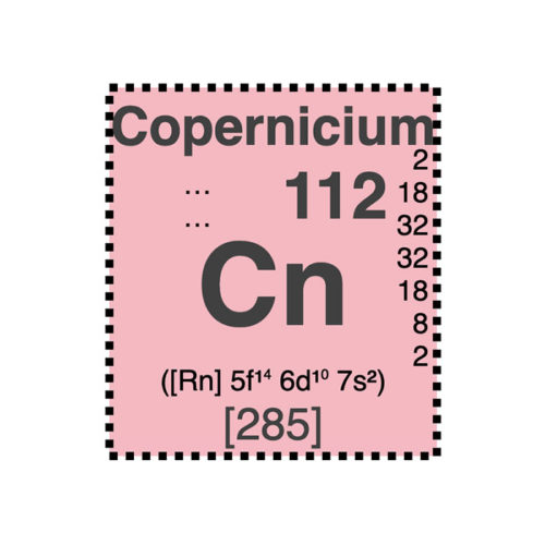 Copernicio - Elemento atómico n.º 112 - Símbolo Cn - Reino Minerales